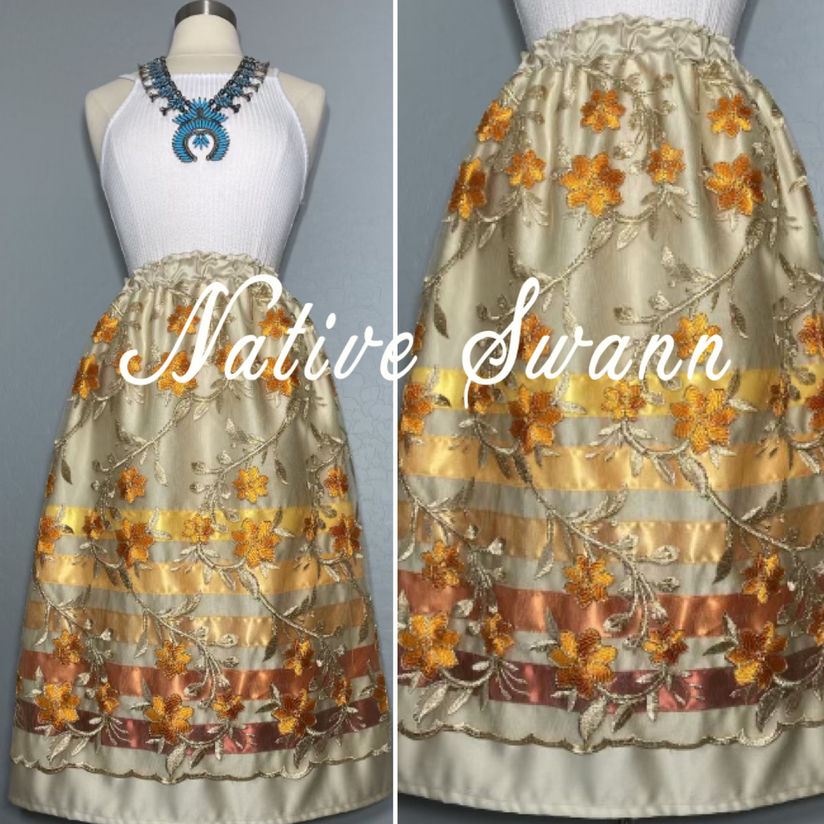 Overlay Satin Ribbon Skirts – Native Swann